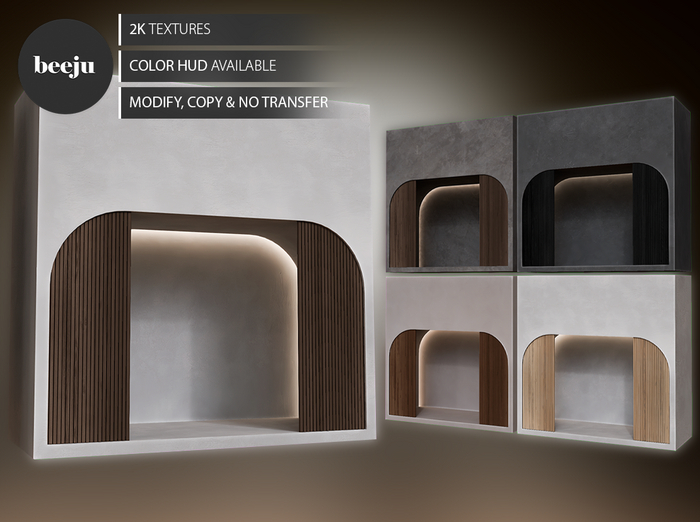 Second Life Marketplace - *NEW 10L$* beeju - fatpack concrete booth 01